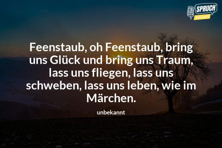 Verzaubere dein Leben mit diesen 10 Feenstaub Sprüchen