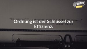 Spruche Sauberkeit Und Ordnung